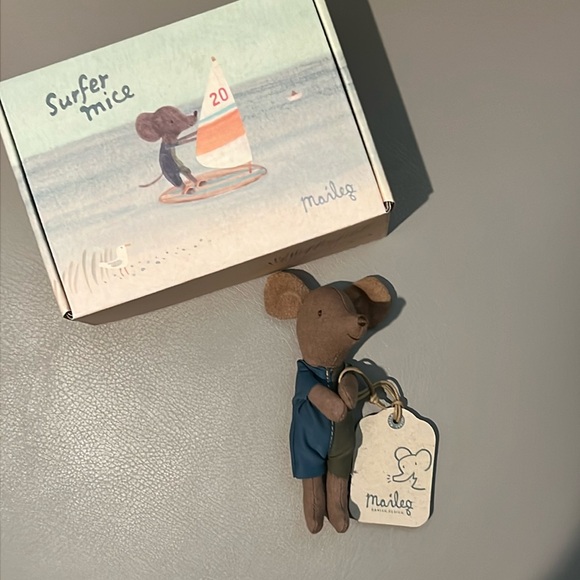 Maileg | Toys | Maileg Little Brother Surf Mouse Please Read | Poshmark